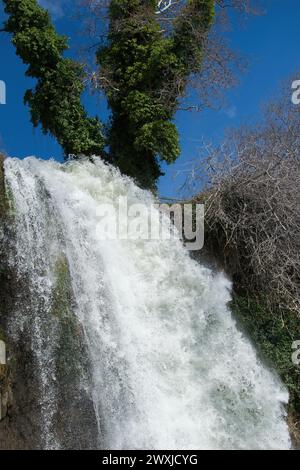 The famous waterfalls of Edessa, which give the capital of the ...