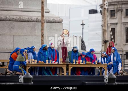 Peter Bergin acts as Jesus Christ in this year performance, remerges ...