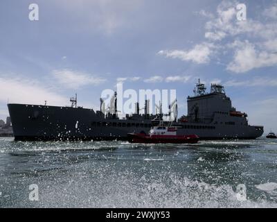USNS Harvey Milk (T-AO-206 Stock Photo - Alamy