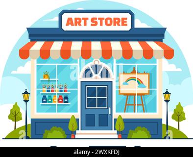 Painting tools for artists cartoon illustration set Stock Vector Image ...