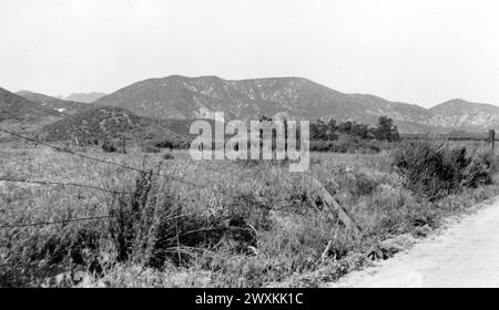 Photograph of undeveloped land on the Morongo Indian Reservation in ...