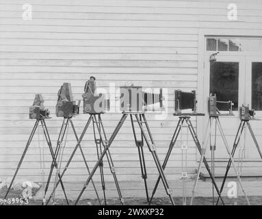 Seven still cameras, side view ca. 1919 Stock Photo - Alamy