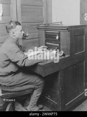 "Photograph of telephone installations at Erie Proving Ground, Fort ...