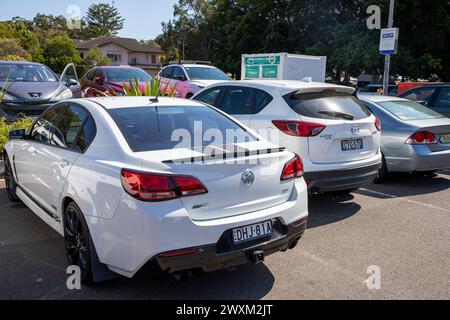 White saloon Holden Commodore sv6 motor vehicle parked in Queensland ...