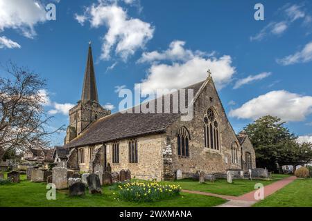 Cuckfield, March 31st 2024: Holy Trinity Church Stock Photo - Alamy