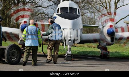 The Cockpit of the De Havilland Dove at the De Havilland Aircraft ...
