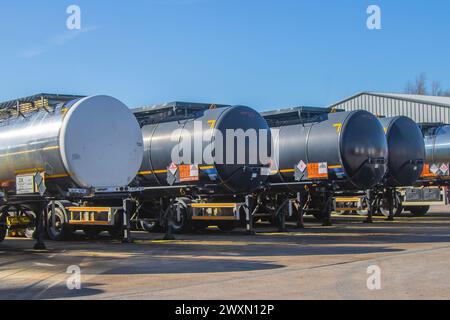 Total Fina Elf plant, Preston's (ex-Lanfina) facility for flammable tar ...