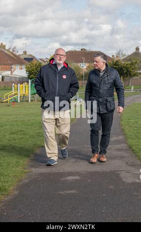 Steve Yemm the Labour P.P.C. for Mansfield, Nottinghamshire, England ...
