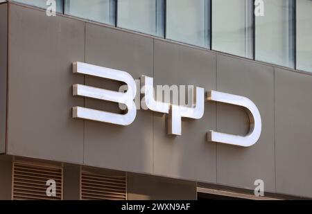 BYD auto showroom in Kowloon bay, Hong kong have been open on November ...