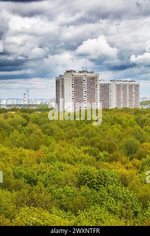 Apartment building, 1980s, Moscow, Russia Stock Photo - Alamy