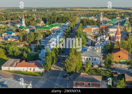 Aerial cityscape of Suzdal, Vladimir region, Russia Stock Photo - Alamy