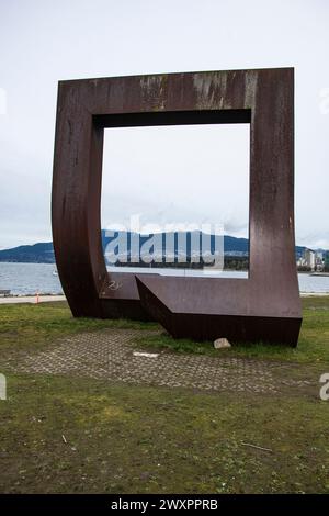 Gate to the Northwest Passage Sculpture in Vanier Park Stock Photo - Alamy