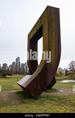 Gate to the Northwest Passage Sculpture in Vanier Park Stock Photo - Alamy