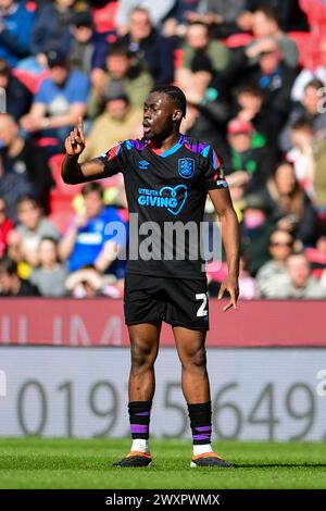 Alex Matos of Huddersfield Town during the Sky Bet Championship match ...