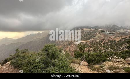 Beautiful Dramatic sky, Al Hada mountain view , Taif, Saudi Arabia ...