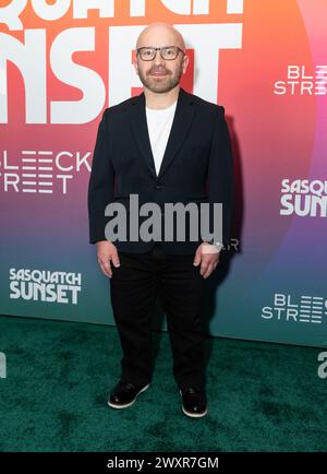 Christophe Zajac-Denek attends premiere of Sasquatch Sunset at ...