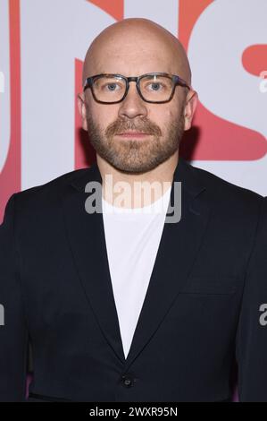 Christophe Zajac-Denek attends premiere of Sasquatch Sunset at ...