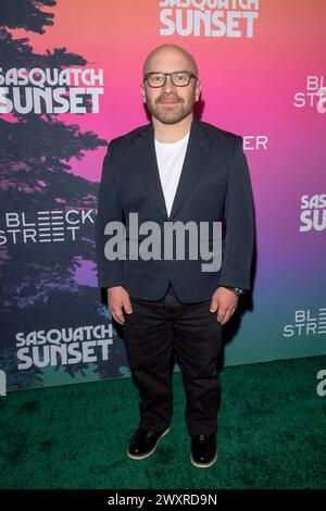 Christophe Zajac-Denek attends premiere of Sasquatch Sunset at ...