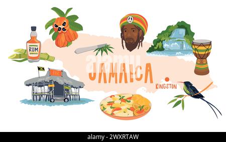 Ackee and salt fish. Traditional Jamaican dish of cod and ackee fruit ...