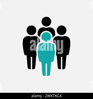 Symbol, people icon. Icon for infographics website design, logo, app ...