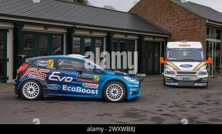 2001 WRC Ford Transit, on display at the Motorsport assembly held at ...