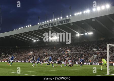 Fabian Schär Of Newcastle United heads the ball during the Burnley v ...