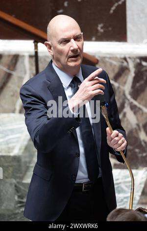 French Junior Minister for the Industry Roland Lescure attends a ...