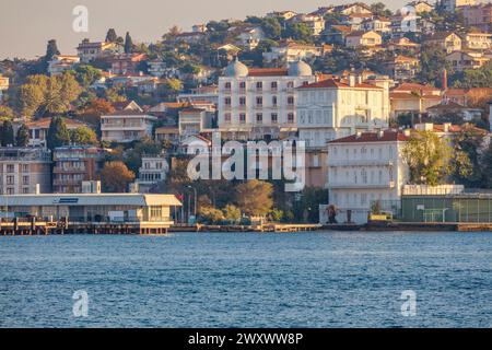 Ferry port of Buyukada, Big island, Princes islands, Adalar, Istanbul ...