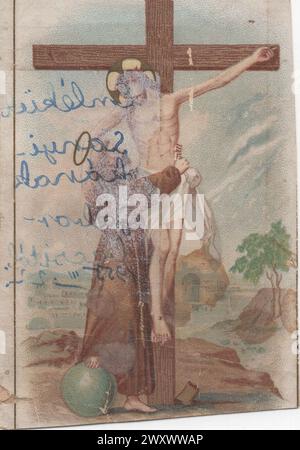 vintage holy card of Saint Francis of Assisi / S Franciscus Asisii / St ...
