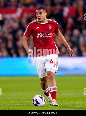 Nottingham Forest's Murillo during the Premier League match at the City ...