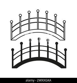 Bridge Railing Vector Illustration Stock Vector Image & Art - Alamy