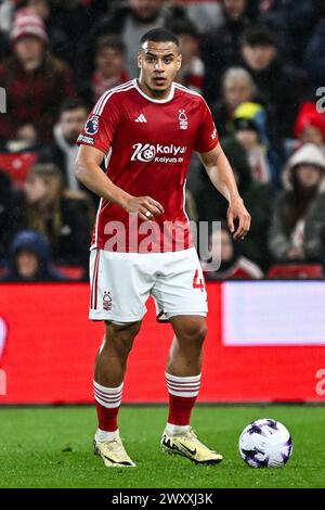 Murillo Of Nottingham Forest in action during the Nottingham Forest v ...