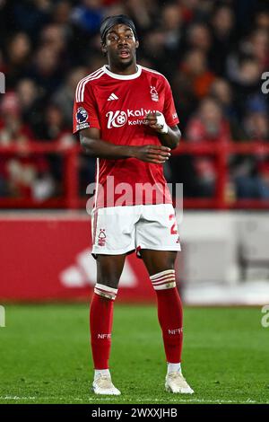 Anthony Elanga of Nottingham Forest during the Emirates FA Cup 5th ...
