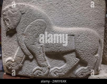 Relief with lion, 10th century BC, basalt, Museum of Anatolian ...