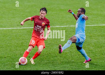 Shanghai Port Football Club defeated Changchun Yatai Football Club with ...