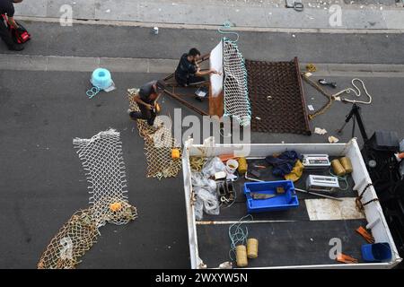 dredges are repaired in the harbour, the seabed is ploughed with ...