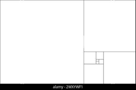 Ratio used in design, golden ratio 1:1.618, Vector Illustration Stock Vector Image & Art - Alamy