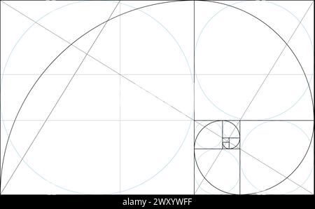 Ratio used in design, golden ratio 1:1.618, Vector Illustration Stock Vector Image & Art - Alamy