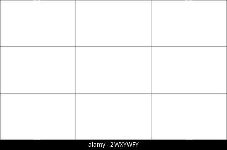 Ratio used in design, equal thirds method, Vector Illustration Stock ...