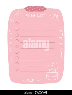 Doodle hand drawn memo note or reminder vector illustration. Simple ...