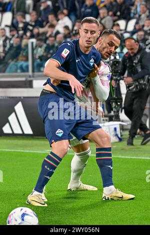 Adam Marusic of Lazio seen in action during Italian football match ...