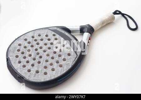 stil life with tennis ball on light brown wooden table with copyspace ...
