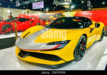 Ferrari SF90 Stradale hybrid hypercar Stock Photo - Alamy