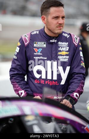 NASCAR Cup Series driver Alex Bowman during a NASCAR Cup Series auto ...