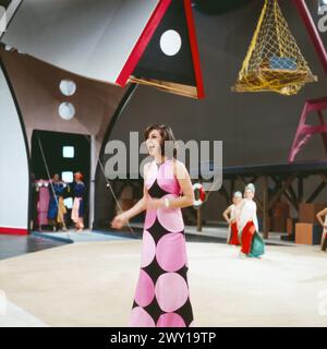 Schlagershow im ZDF, 1968, Dorthe, aka Dorthe Kollo, dänische Sängerin ...