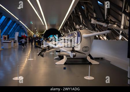 Crisalion Mobility urban air taxi. Mobility City Technology Museum in ...