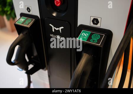 Galp Electric Charging Station. Mobility City Technology Museum in Zaha Hadid’s Bridge (Bridge ...