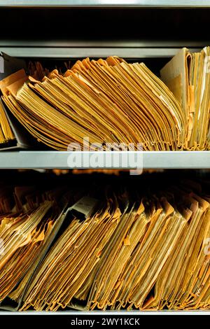 Reconstruction of Stasi files Stock Photo - Alamy