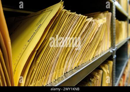 Reconstruction of Stasi files Stock Photo - Alamy