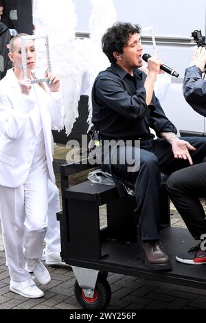 Milan, Italy. 03rd Apr, 2024. Simone Biondo Baldasseroni is attending ...